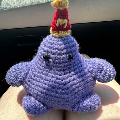 Birthday Grimace Crochet Pattern DIGITAL PDF - Etsy