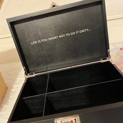 Lockable Adult Toy Storage Box Large Size, Sexy Valentines Gift - Etsy