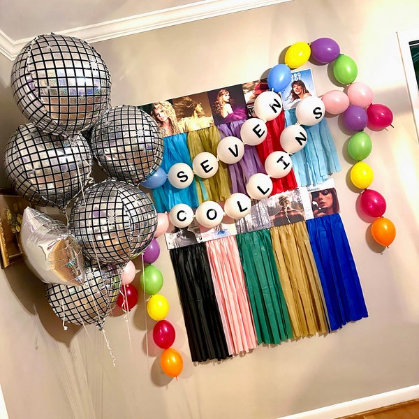 Friendship Bracelet Balloon Kit | in My Birthday Era Party | Custom ...