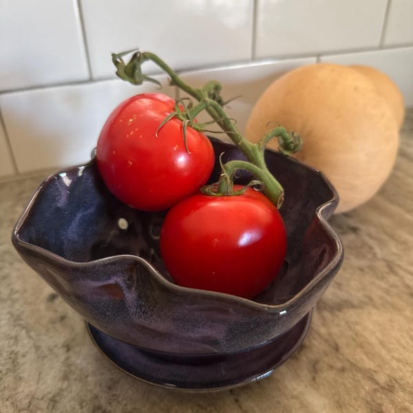 Ceramic Berry Bowls, SET/BOWL/SAUCER Options- *check Description for ...