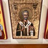 Handmade Mounted Icon St Macarius the Great of Egypt and the Cherubim ...