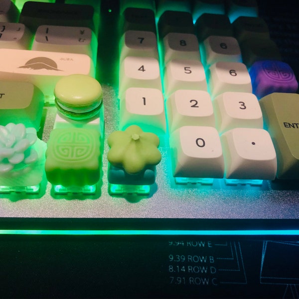 Macaron Keycaps Handmade Resin Custom Artisan - Etsy