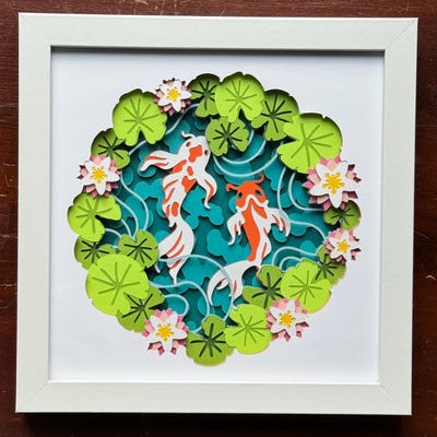 3D Hydrangea Flowers Shadow Box SVG, 8x10 Inch Layered Hortensia 3D Svg ...