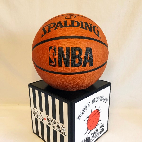Basketball Photo Cube Centerpiece: Custom Sports Decor - Etsy