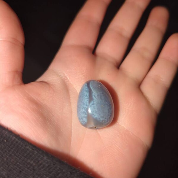 Blue Lace Agate Tumbled Stones, Namibia - Etsy