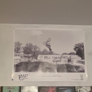 RAD 1986 Cru Jones Helltrack BMX Bike Movie Photo Art Print Wall Poster ...
