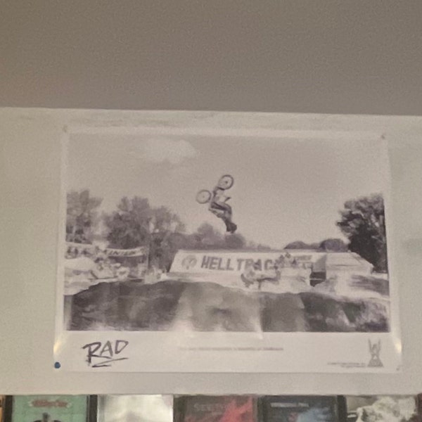 RAD 1986 Cru Jones Helltrack BMX Bike Movie Photo Art Print Wall Poster ...