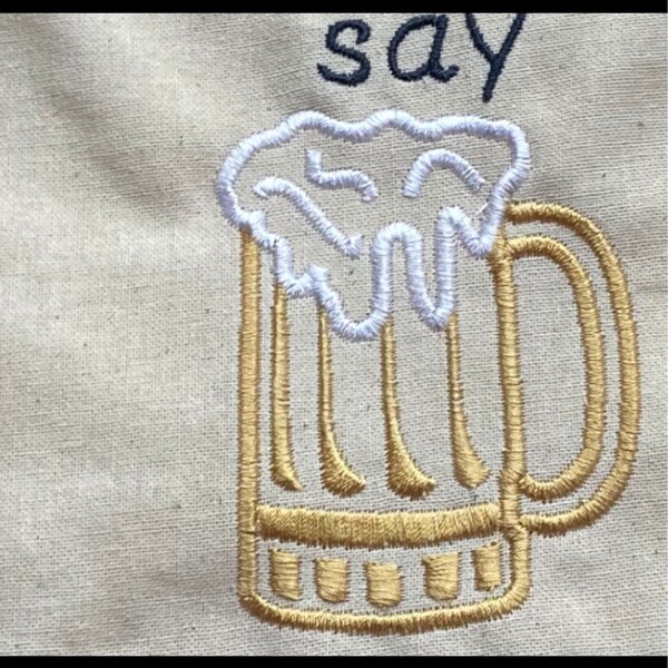 Beer Mug Embroidery Design, Beer Embroidery Design, Machine Embroidery ...