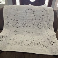 Arthur Blanket | Filet Crochet Blanket Pattern | Baby Blanket Crochet ...