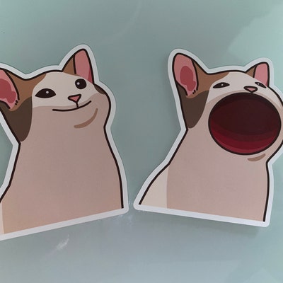 Pop Cat Stickers - Etsy