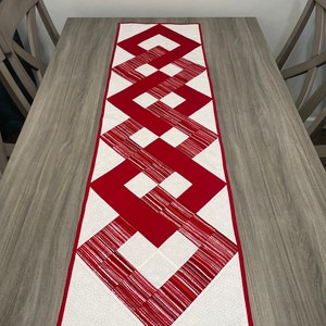 PDF Pattern for Interlocking Squares Table Runner DIGITAL - Etsy