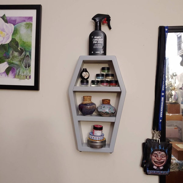 Coffin Shaped Rustic Wooden iPad Stand - Tablet-holder- Kitchen Tablet ...