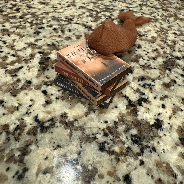 Customizable Mini Book Stack Ornament | Christmas Gift | TBR - Etsy