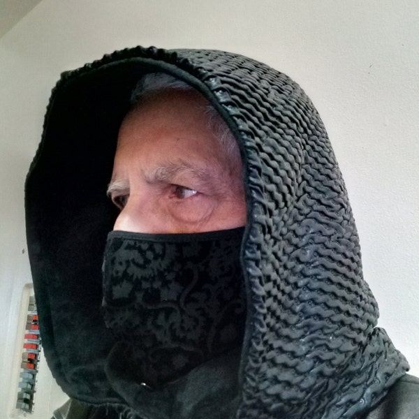 Hood Light Grey Tie Dye Light Fabric Hood Lining Hood Desert Festival ...