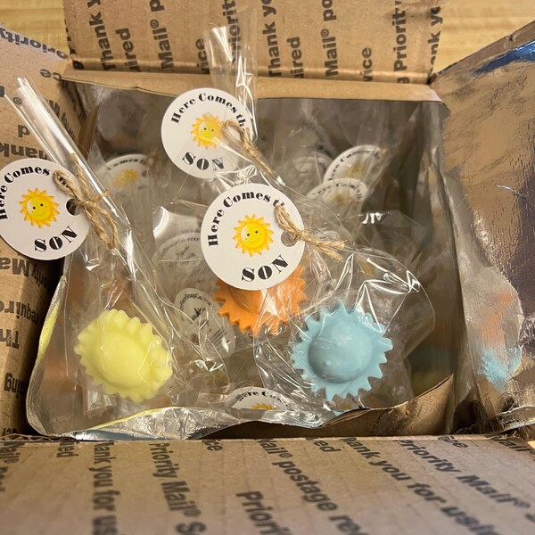 Pink Bow Shower Favors Little Bow is on the Way Baby Shower Tie the ...