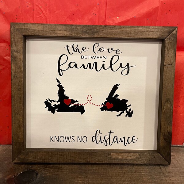 States SVG / the Love Between Family Knows No Distance / Digital Cut ...