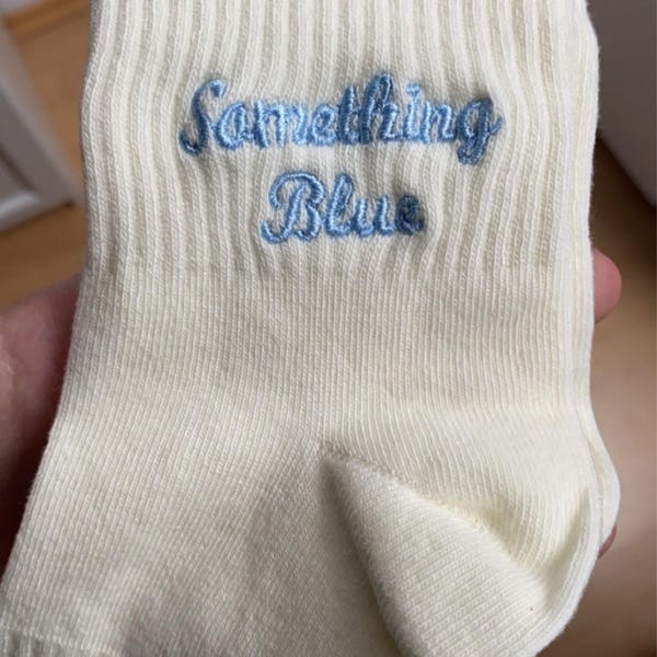 Princess Bride Socks, Custom Embroidered Lilac Flower Wedding Socks ...