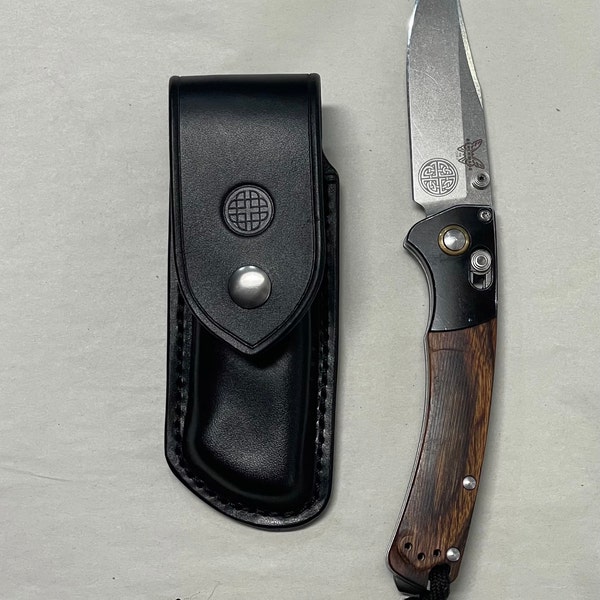 Custom Leather Sheath for Benchmade Barrage 580 583 Folding Knife - Etsy