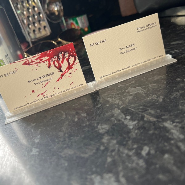 Blood Stained American Psycho Patrick Bateman Business Card - Christian ...