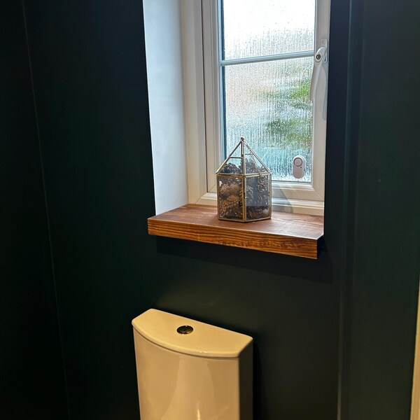 Plain Thin Rustic Window Sills, With Front Lip | Window Ledge Shelf ...