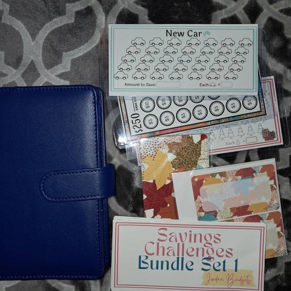 Tuition A6 Size Savings Challenge Cards Physical Shipped Item No Binder ...