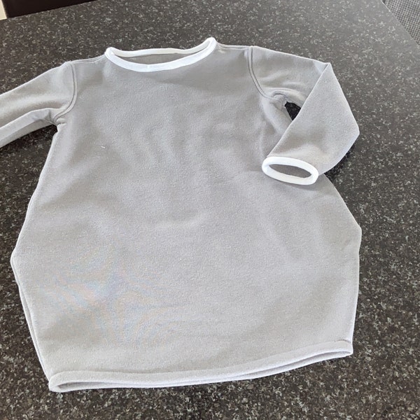 Girls Sweatshirt Dress Pattern Pdf, Oversized Sweater Sewing Pattern ...