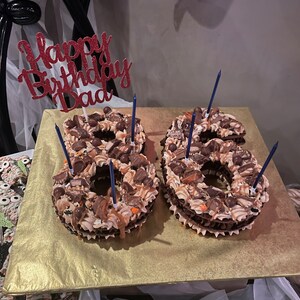 Number 8 Cupcake Toppers Eight Food Picks 8th Birthday - Etsy