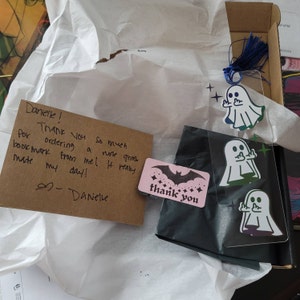 Rude Ghost Bookmarks Cute Bookmarks Spooky Acrylic Bookmark - Etsy