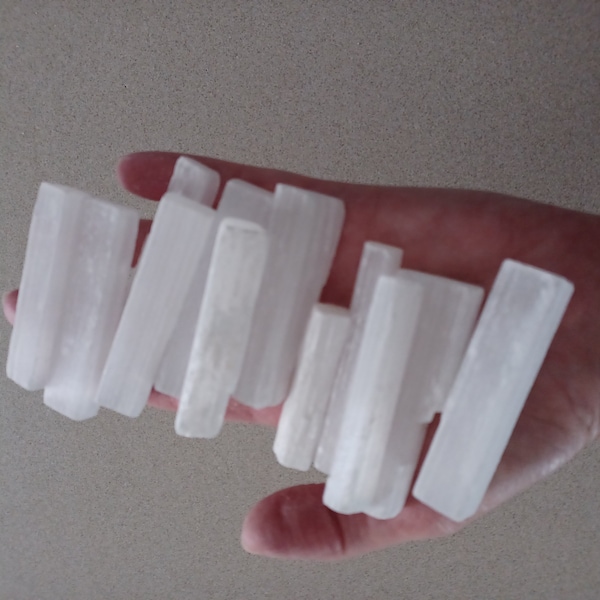 Mini Selenite Sticks Bulk - 2" to 2.5" Pieces - Small Selenite Crystal ...
