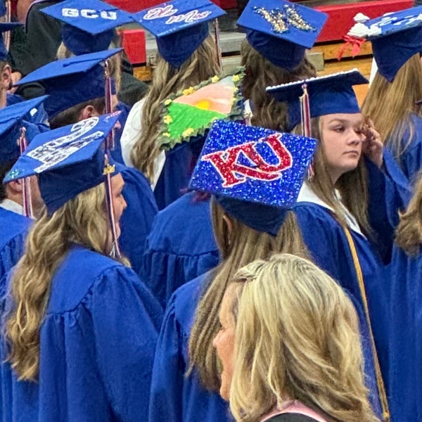 Graduation Cap Custom Initials - Etsy