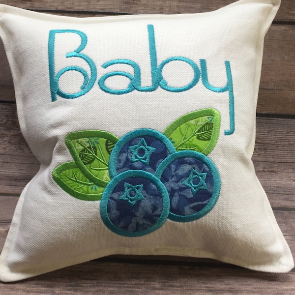 Blueberry Embroidery Design. Blueberry Applique Embroidery Design ...