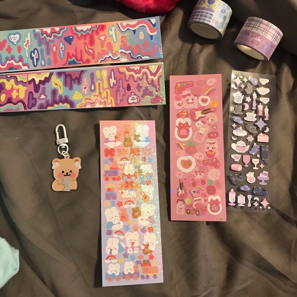 Cute Bling Bling Bunny Deco Sticker, Cute Hospital, Sweet Space, Fairy ...