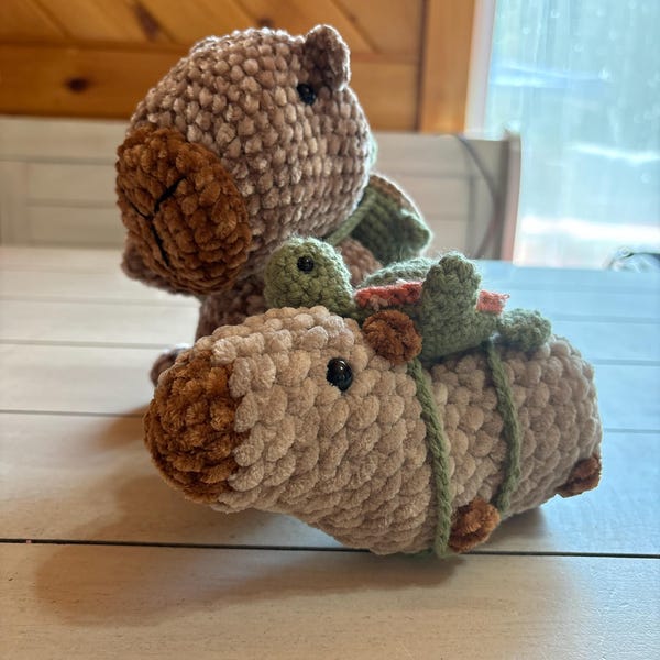 Crochet Pattern Capybara / Amigurumi Capybara / Crochet Pattern Plush ...