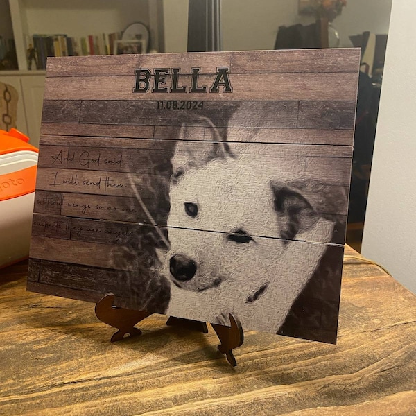 Personalized Wooden Photo Print, Custom Wedding Decor Gift, Bridal ...