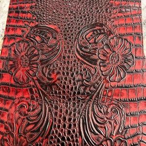 Embossed Leather Floral Saddle, Custom Cuts, Leatherworking, Leather ...