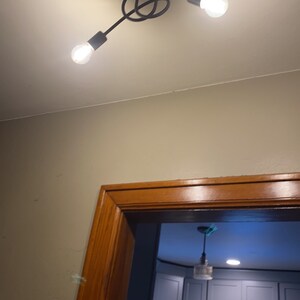 Multi-light Flush Fixture Ceiling Pendant Light Triple Light | Etsy