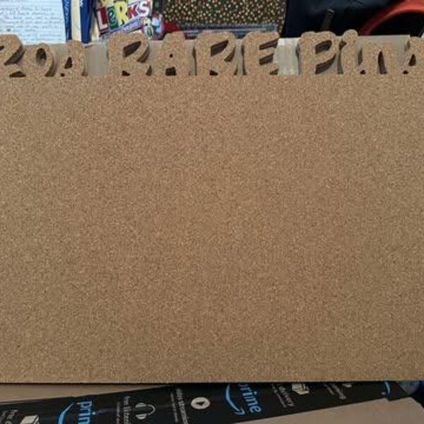 Personalized Cork Board With Name, Cork Board Letters, Personalized ...