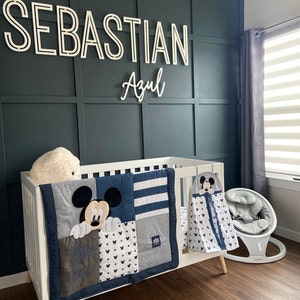 Custom Wood Name Sign for Nursery Girl Boy Over Crib Sign - Etsy