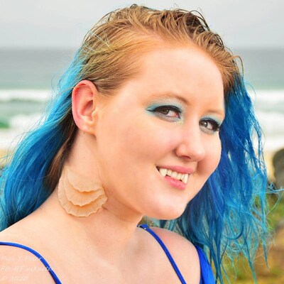 Mermaid Pack 4 Piece Unpainted Silicone Prosthetic Gills / Scales - Etsy