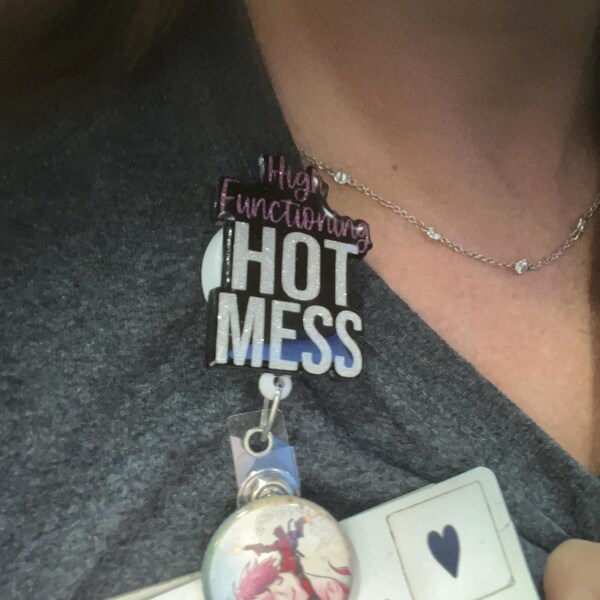 Pink Awareness Ribbon Badge Reel, Retractable Swivel Alligator Clip ...