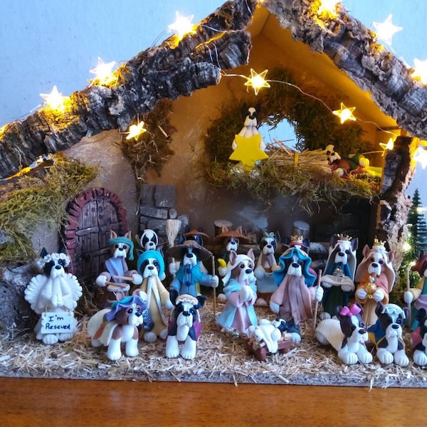 Dog Nativity, West Highland Terrier, Westie Nativity, Dog Lover Gift ...