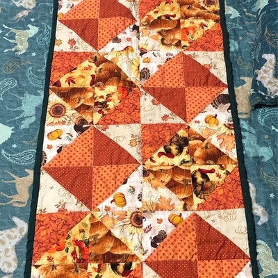 Easy Quilt Patterns PDF Scrappy Table Runner Pattern for Charm Packs ...