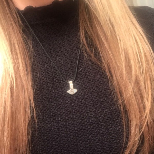 Tiny Repton Style Mjolnir in Sterling Silver - Etsy