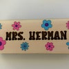 Personalized Teacher Whiteboard/chalkboard Eraser Gift Set, Hand ...