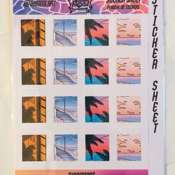 Cute Aesthetic Dreamy Night Beach Magnet - Etsy