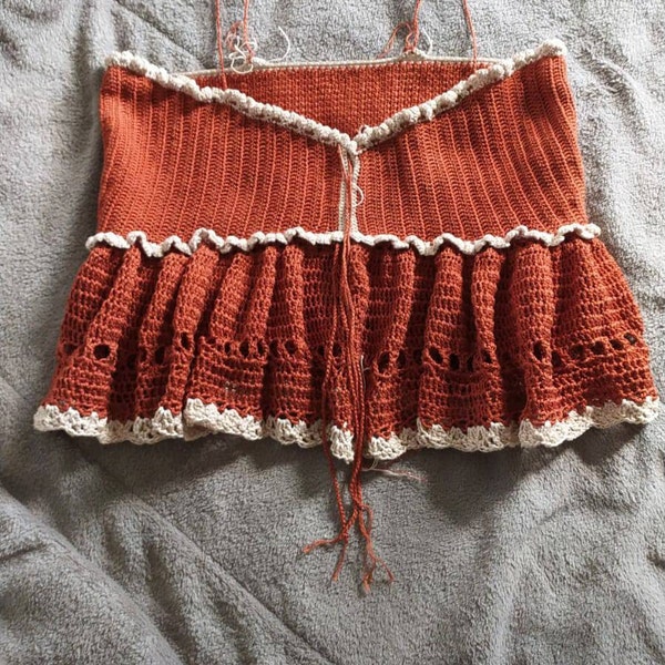 Betty Top Crochet Pattern - Digital File Only - Bralette, Peplum ...