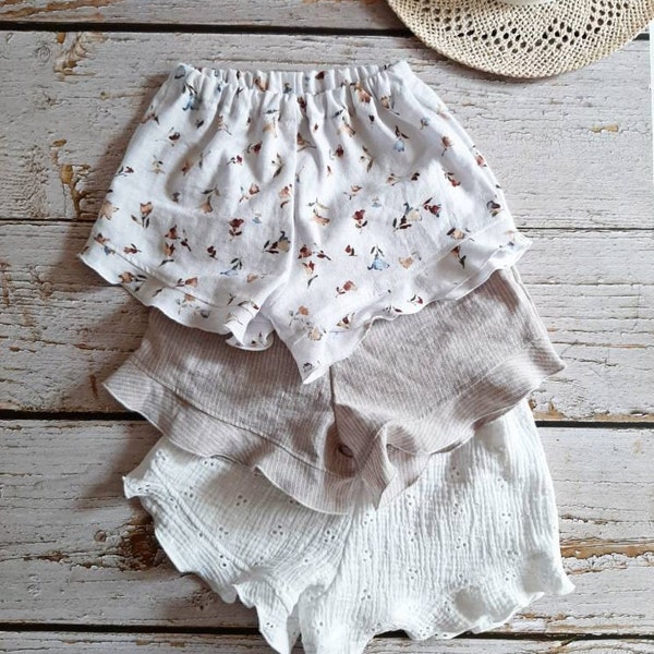 EASY Ruffle Shorts PDF Sewing Pattern/a4/a0/projector Files - Bebekins ...