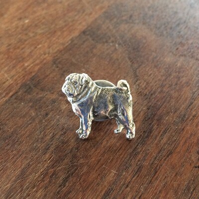 Pug Dog Pin Limited Edition Artdog - Etsy