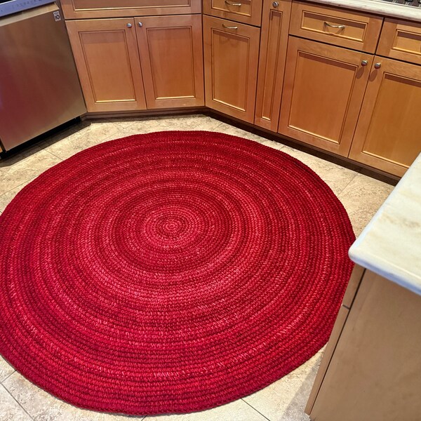 Round Rug/rugs/rug/floor Rugs/handmade Rug/carpet/wool Rug/alfombra ...