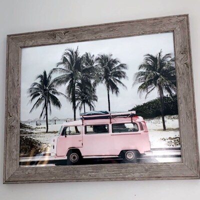 Boho Decor, VW Bus Art, PRINTABLE Wall Art, Horizontal Wall Art, Beach ...